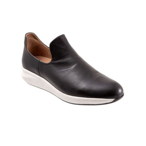 SoftWalk | Shoes | Soft Walk Womens Black Isa Round Toe Slip On Leather ...
